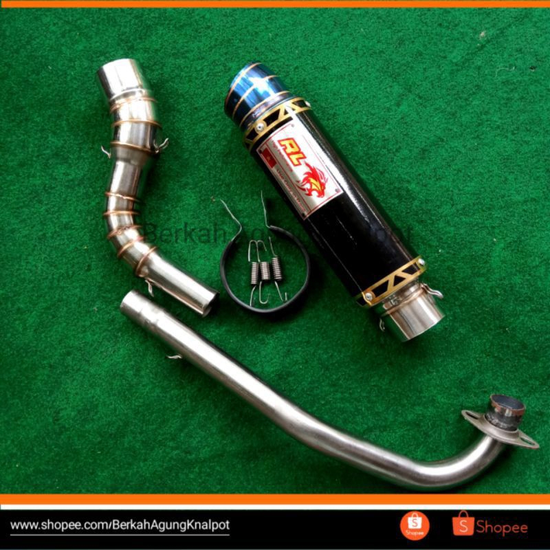 RED LEO RACING EXHAUST OPEN FOR EX5 DASH 110 125 WAVE 110 125 LC135 Y15ZR SYM KRISS 110 125 SRL ...