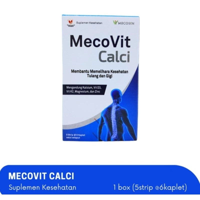 Mecovit Calci Vit D3 + K2, Magnesium, Zinc and Calcium Health ...