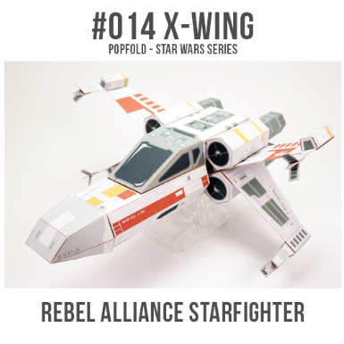 STAR FIGHTER PLANE STAR WARS PAPERCRAFT MINIATURE ACTION FIGURE DIY ...