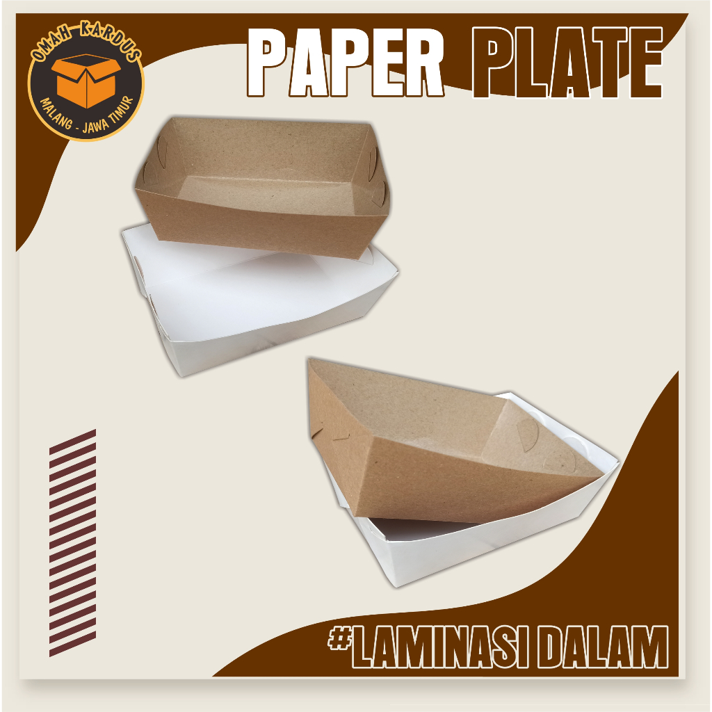 Paper tray 14x9x5 cm | Dimsum packaging | Hotang Tray | Corn roasted ...