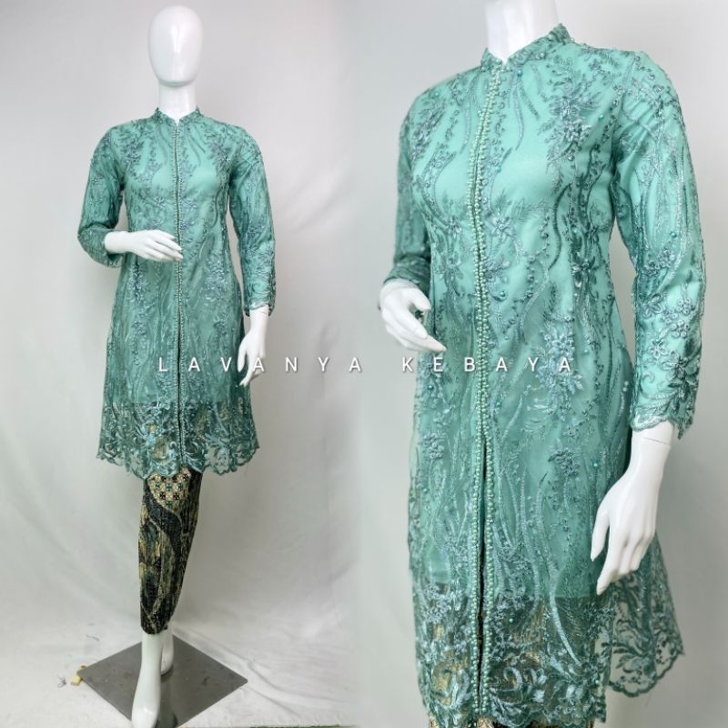 [Raya 2024] Hiyon Kebaya - Kebaya Tunic Tile Sequin Skirt Set Brocade ...