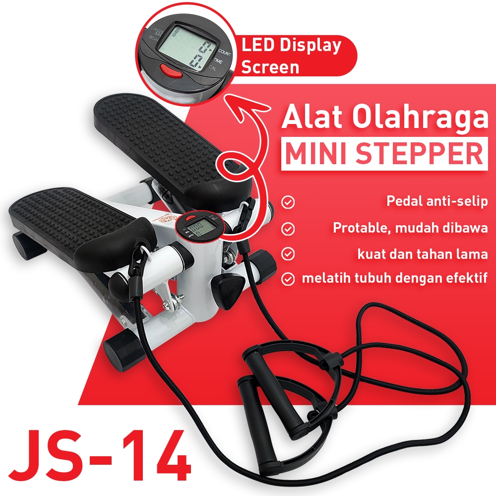 Mini Stepper LCD Display Stairs Treadmill Stair Leg Arm Fitness ...