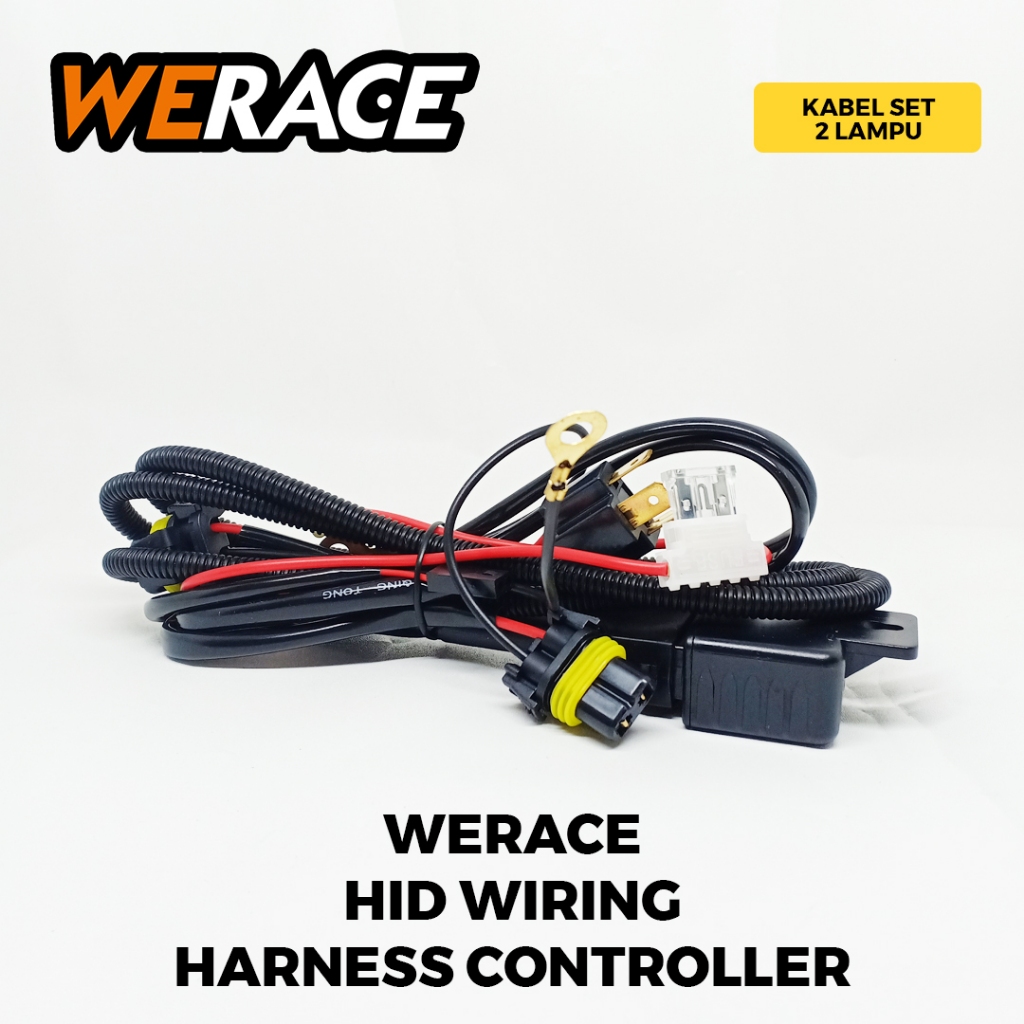 Weerace H4 Fuse Relay Cable Set Harness Ballast HID Premium Wiring ...