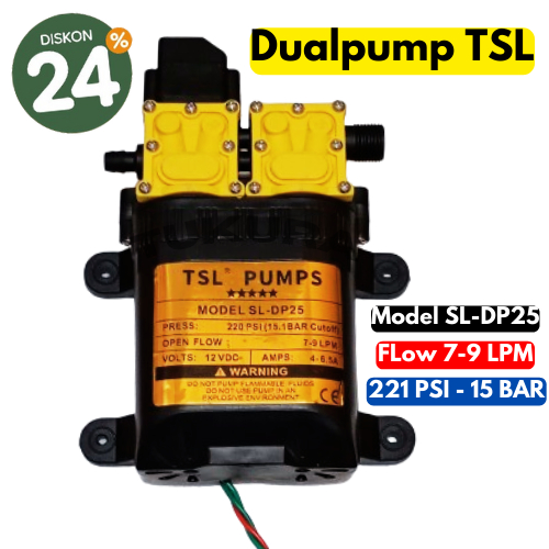 DC Dualpump SL-DP25 250PSI PUMP - TSL DUAL PUMP AUTOMATIC | Shopee Malaysia