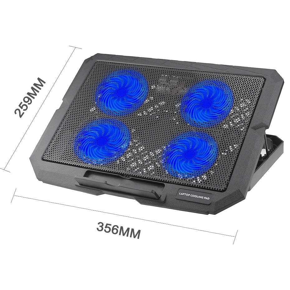 Sku-1330 Cooling Pad X4 LED Gaming Cooler Pad Laptop Fan Cooling ...