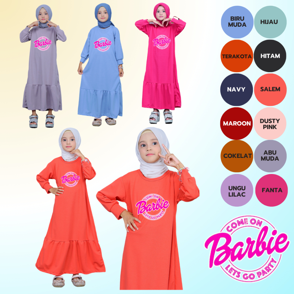 HITAM UNGU MERAH HIJAU Coandcow GM036 - Berbie Barbie Barby Barbi ...