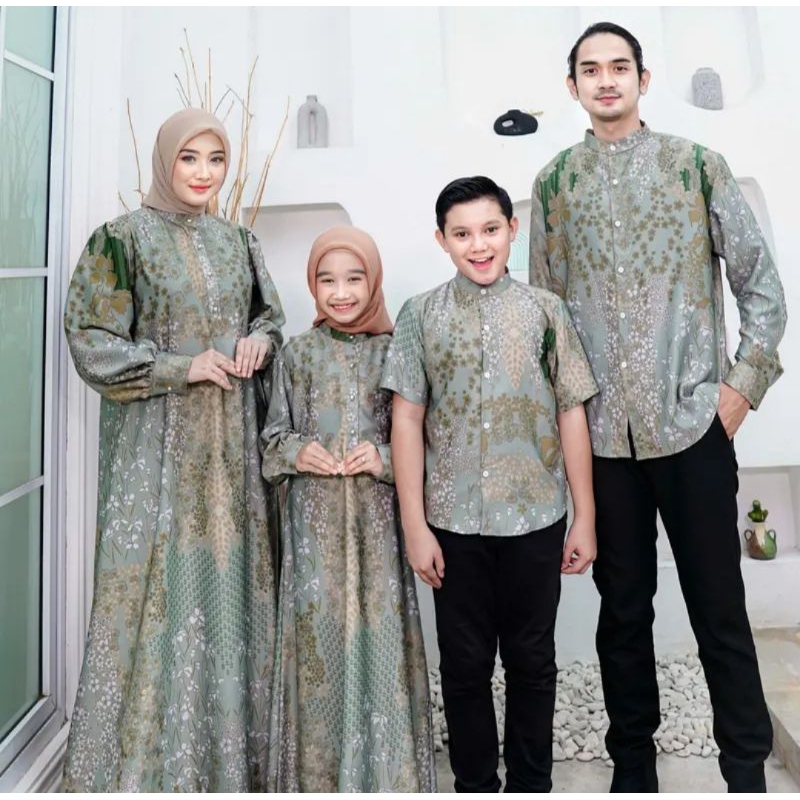 KEMEJA Hajj Umrah gamis clothes oneset couple family set Eid Eid al ...