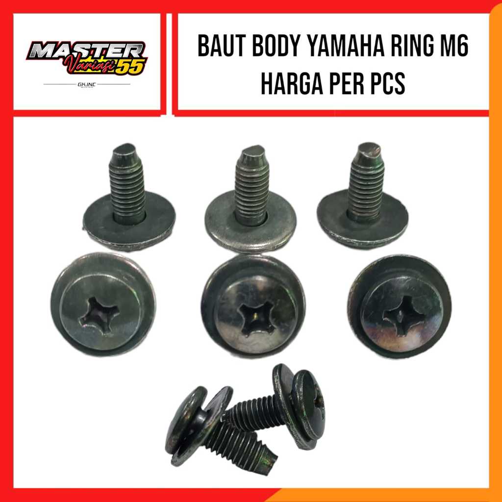 Yamaha RING M6 BODY BOLT PER PCS MV55 | Shopee Malaysia