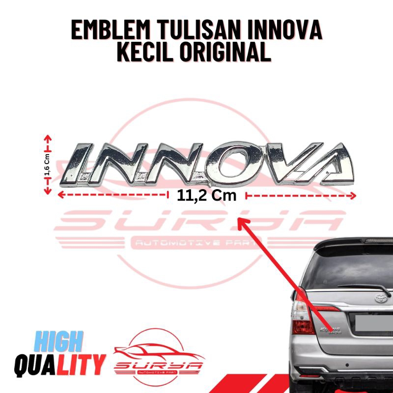Original Small INNOVA Emblem Logo | Shopee Malaysia