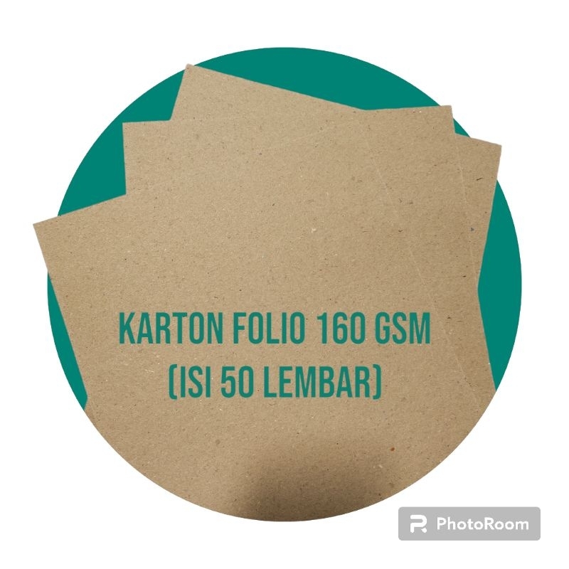 Folio Cardboard Paper 160 gsm (50 Sheets) | Shopee Malaysia