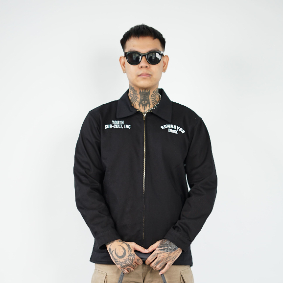 Rown Division Official Deck Jacket -Vsn Romen Black Canvas Jacket ...