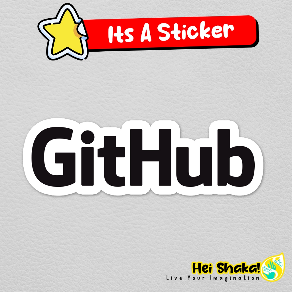 Github Logo Sticker Waterproof Vinyl Developer Coding Programmer ...
