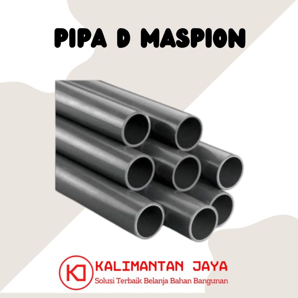 D MASPION PVC Pipe (Price PER METER) | Shopee Malaysia