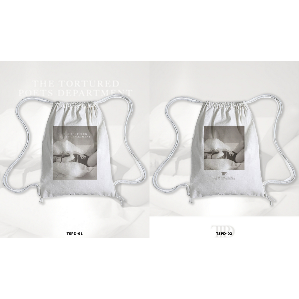 Drawstring Bag - TAYLOR SWIFT | The TORTURED POETS DEPARTMENT | Shopee ...