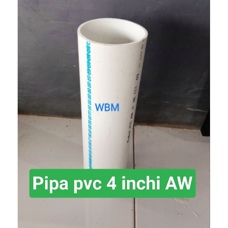 4" inch pvc pipe type AW, 80 cm long | Shopee Malaysia