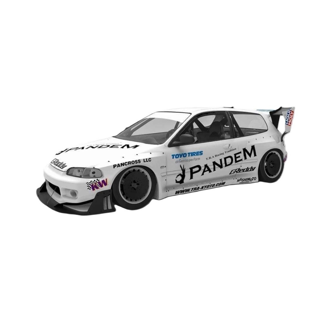 SBM11 Instant Wide BodyKit Custom HONDA CIVIC EG PANDEM DIECAST 1/64 ...