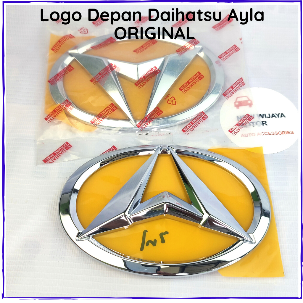 Original Daihatsu Ayla Emblem / Daihatsu Ayla front Logo | Shopee Malaysia