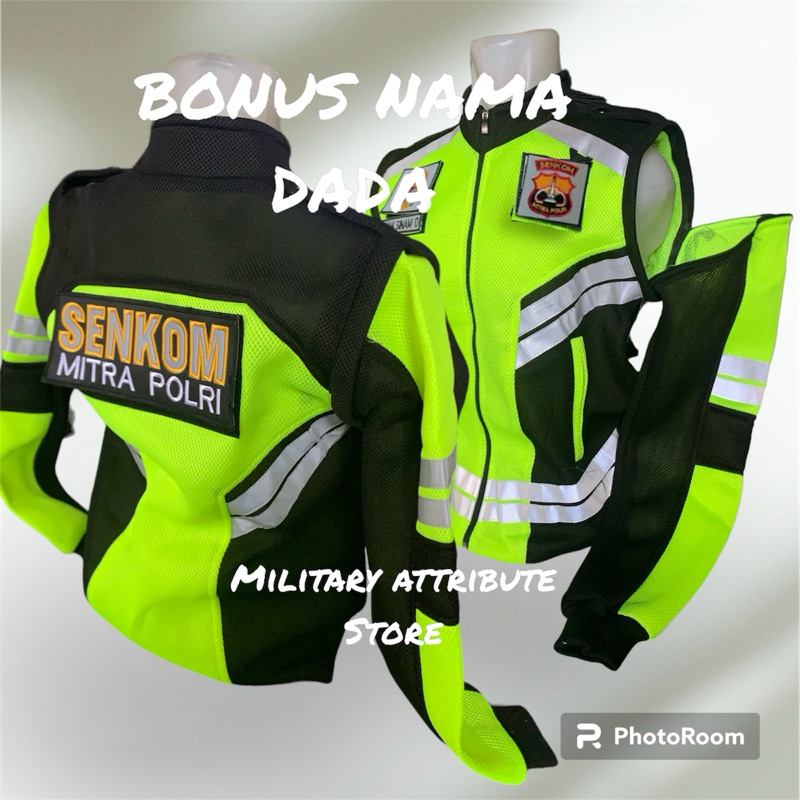 The Newest Thick DOUBLE MESH Police Partner SENKOM (Jacket Vest ...