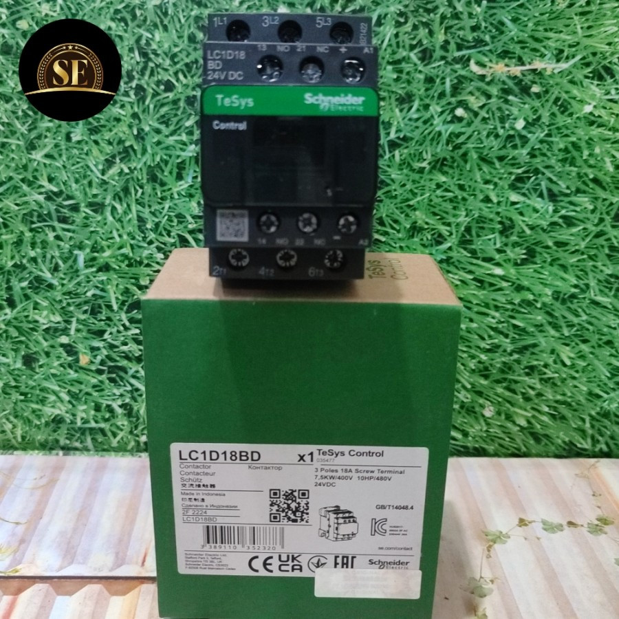 Schneider Electric Contactor LC1D18 BD LC1D18BD 24VDC Contactor ...