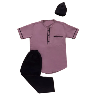 Imam Boys' Koko Shirt Plus Peci Ages 1-9 Years Children's Muslim Kurta ...