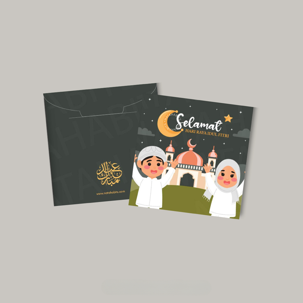 Natahabits Eid Kids Money Envelope - Small Children's Eid Envelope ...