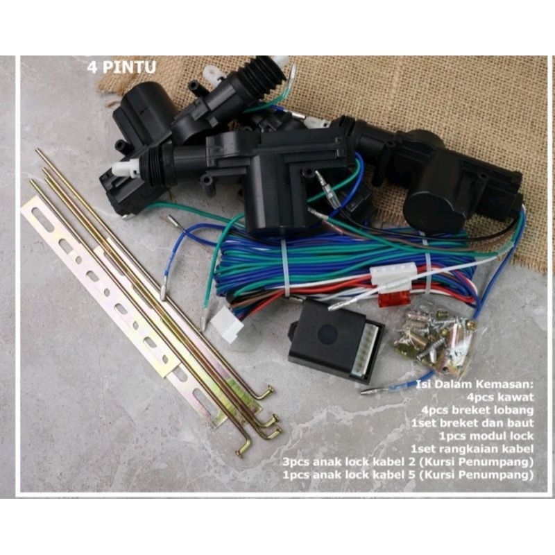 Universal central lock | Shopee Malaysia