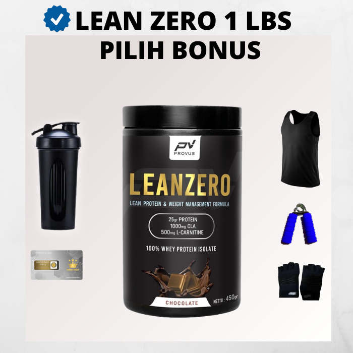 Provus Lean Zero 450gram 1lb Milk Whey Protein Isolate+Fat Burner ...