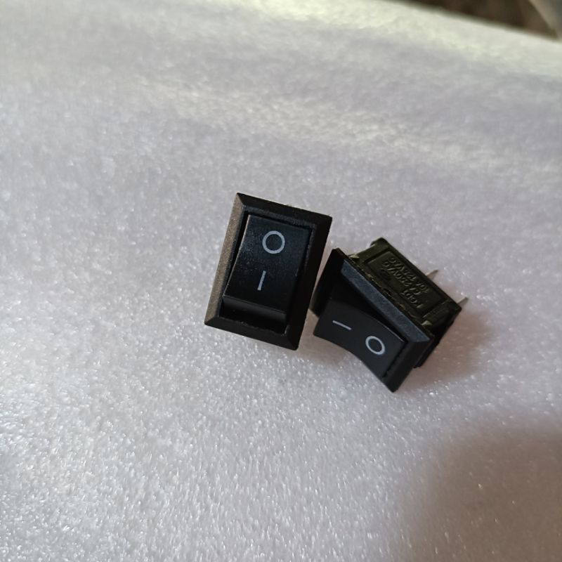 On OFF rocker switch 2 PIN mini box 6A 125V AC PIN - 2 PIN | Shopee ...