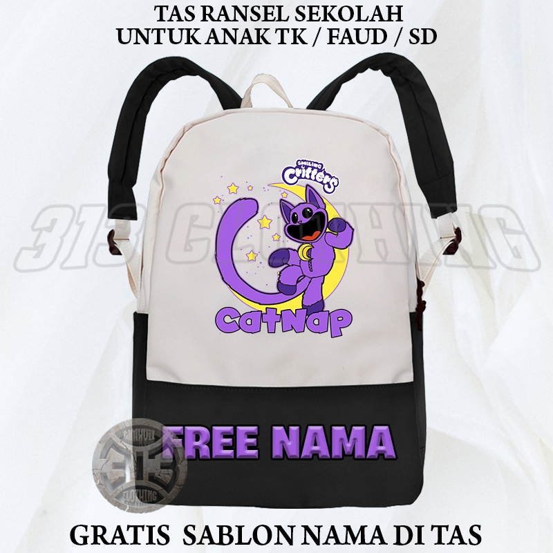 Catnap Poppy Playtime Children's Bag / CatNap Smilling Critters ...