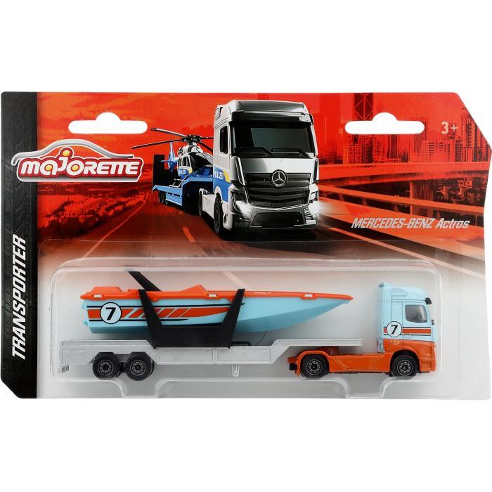 Majorette Transporter Mercedes-Benz Actros Speed Boat Original | Shopee ...