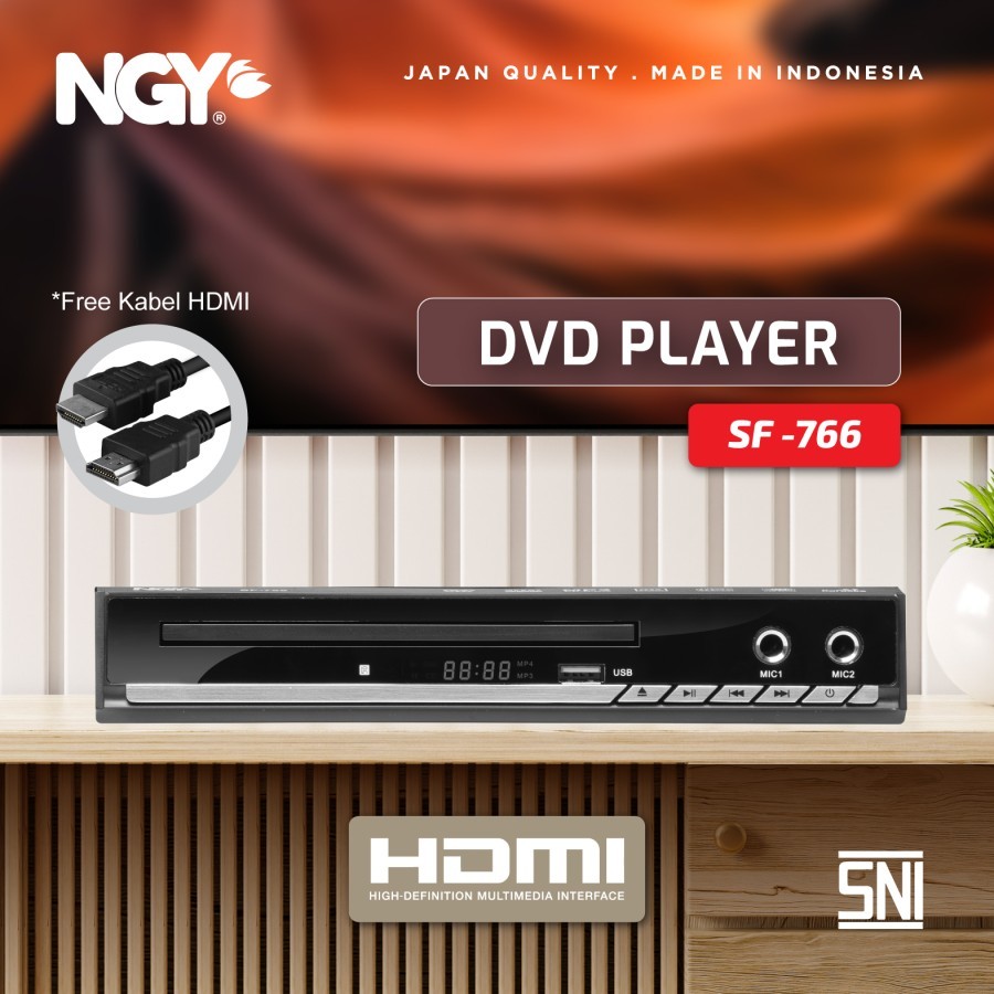 Dvd Player HDMI Iron Double Mic Karaoke USB | Ngy7666 NAGOYA - DVD NGY HDMI - CD, CD-RW, VCD ...