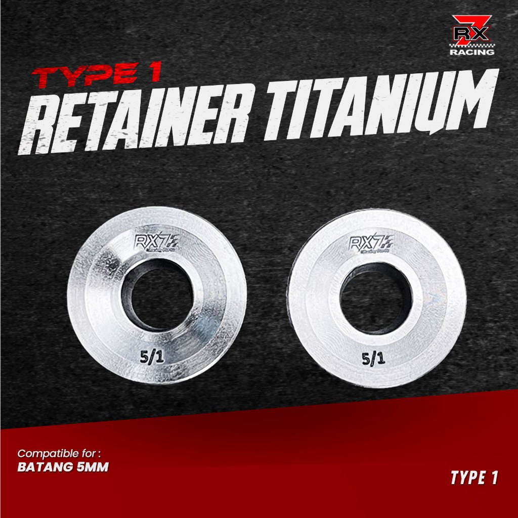 5mm Type 1 Titanium Rx7 Racing Rod Retainer | Shopee Malaysia