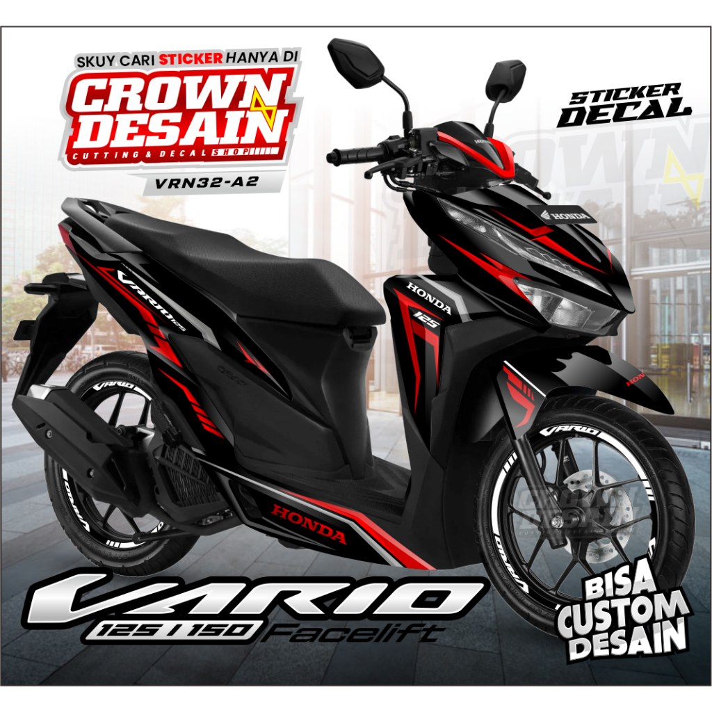Sticker Decal Vario 125 New Facelift Gen 1 - Decal Sticker Fullbody ...