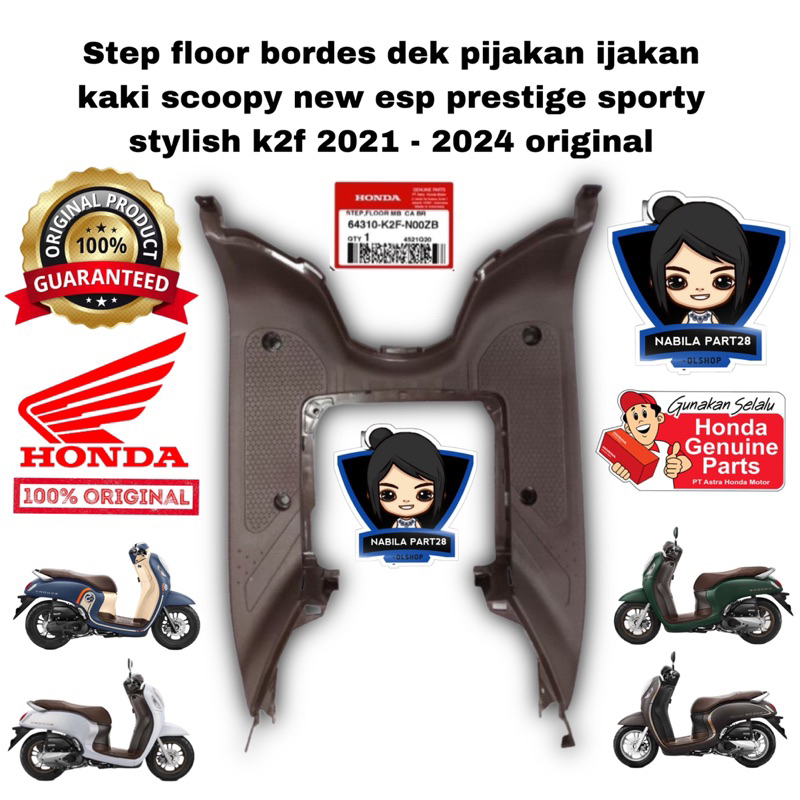 Step floor landing deck footrest floor cover scoopy new esp prestige ...