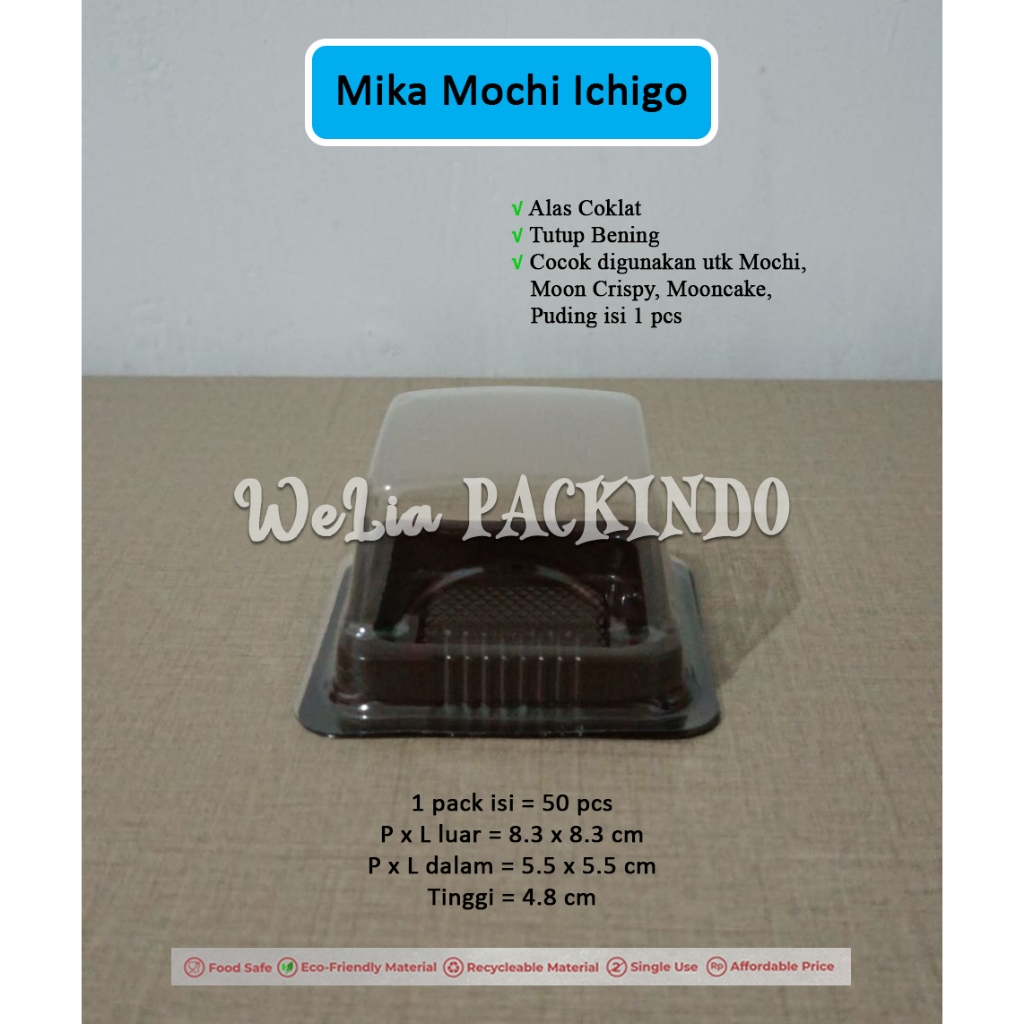 [50Pcs] Mika Mochi Ichigo Chocolate Pink Tosca/Mika Igo Daifuku/Mika ...