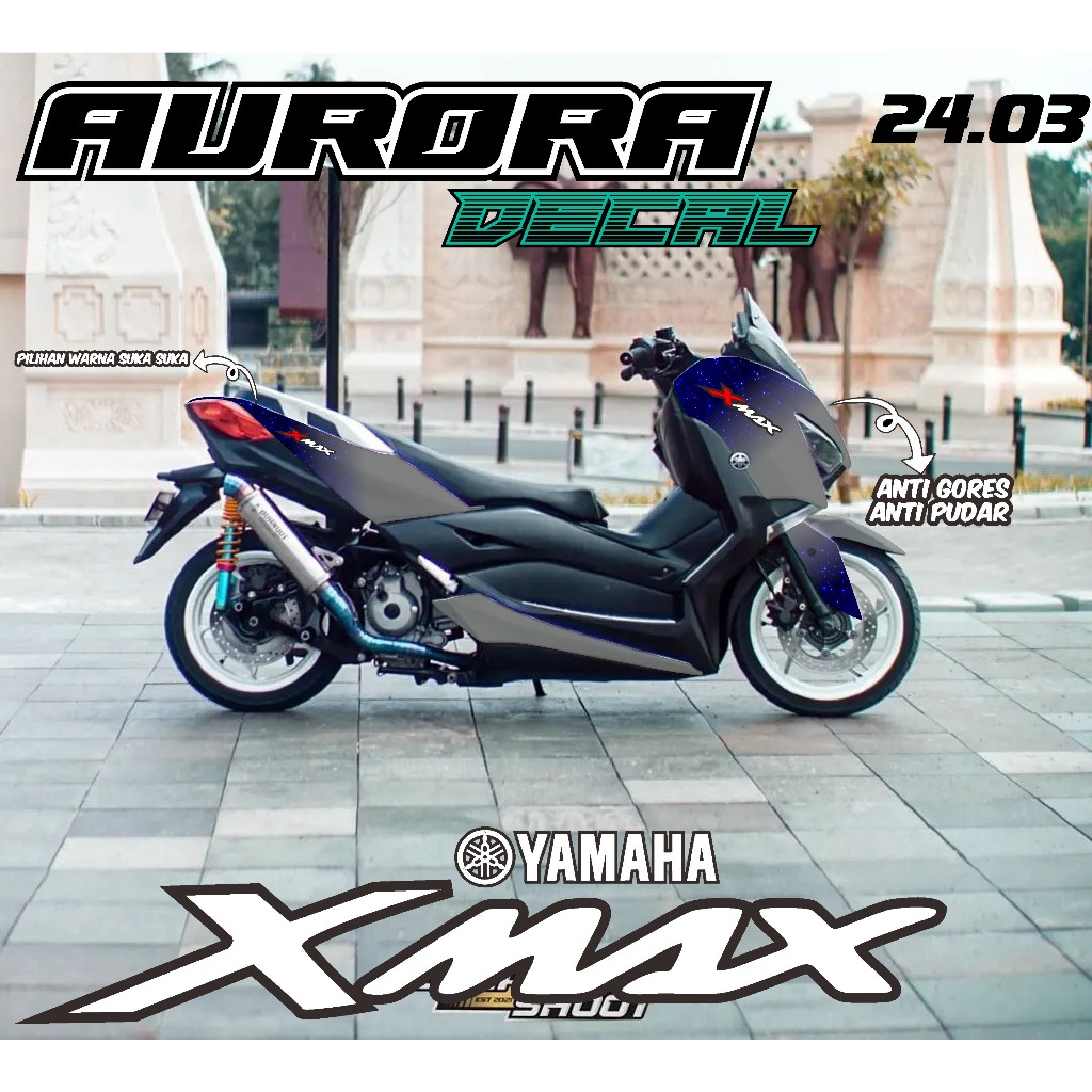 Decal Dekal Sticker Newest Sticker XMAX Connected FULL BODY DESIGN ...