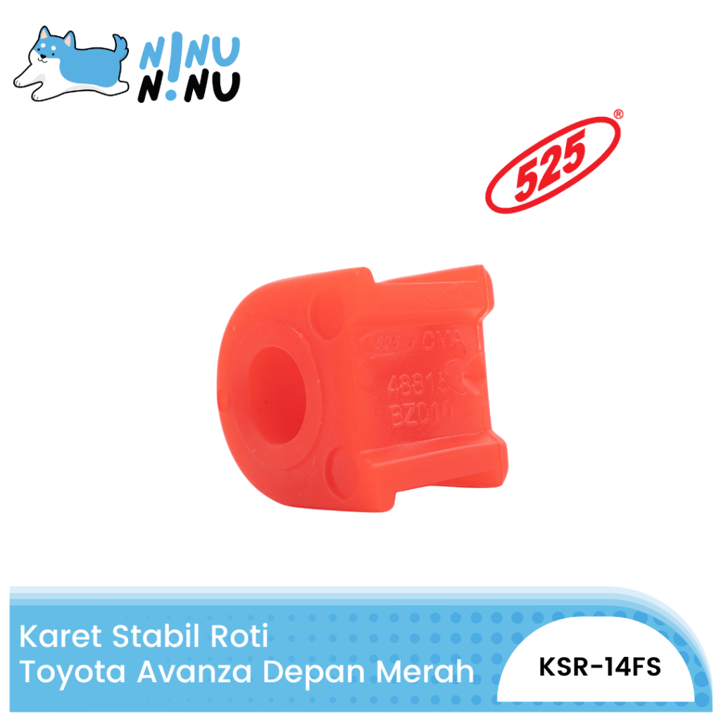 MERAH Toyota Avanza Bread Stable Rubber Front Red 525 | Shopee Malaysia