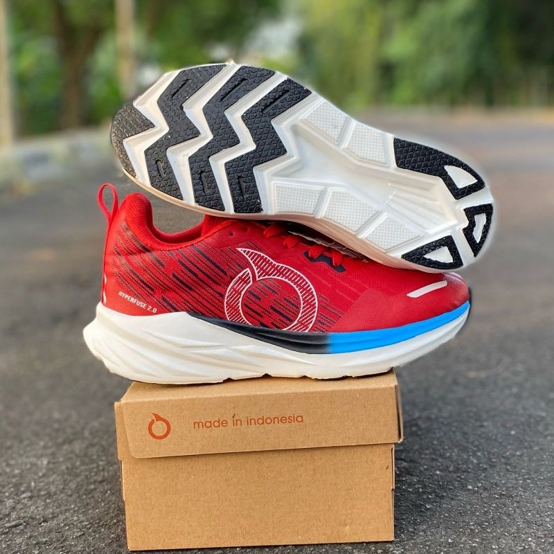 Ortuseigh Hyperfuse 2.0 Runing Ortus Merah Men's Running Jogging Shoes ...