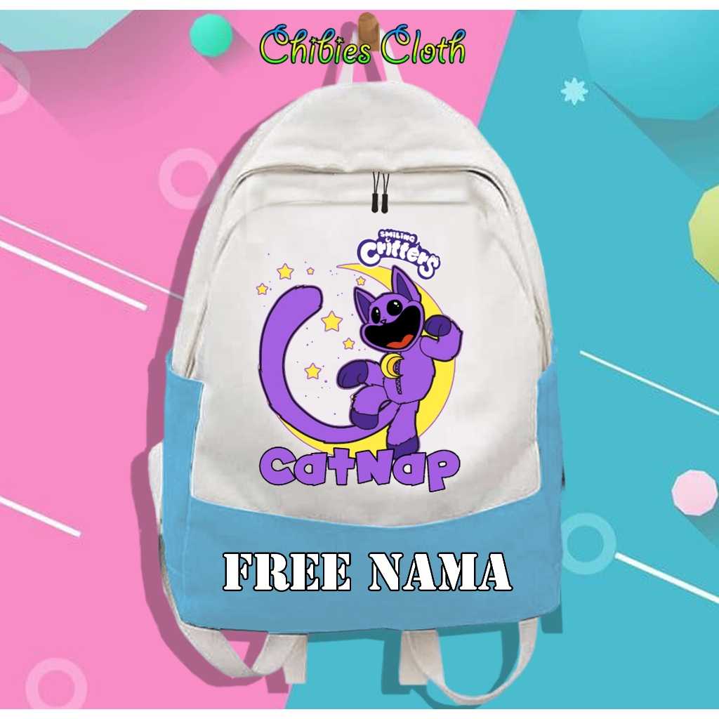 Smiling Critters Catnap School Children's Backpack/Poppy Playtime Anime ...