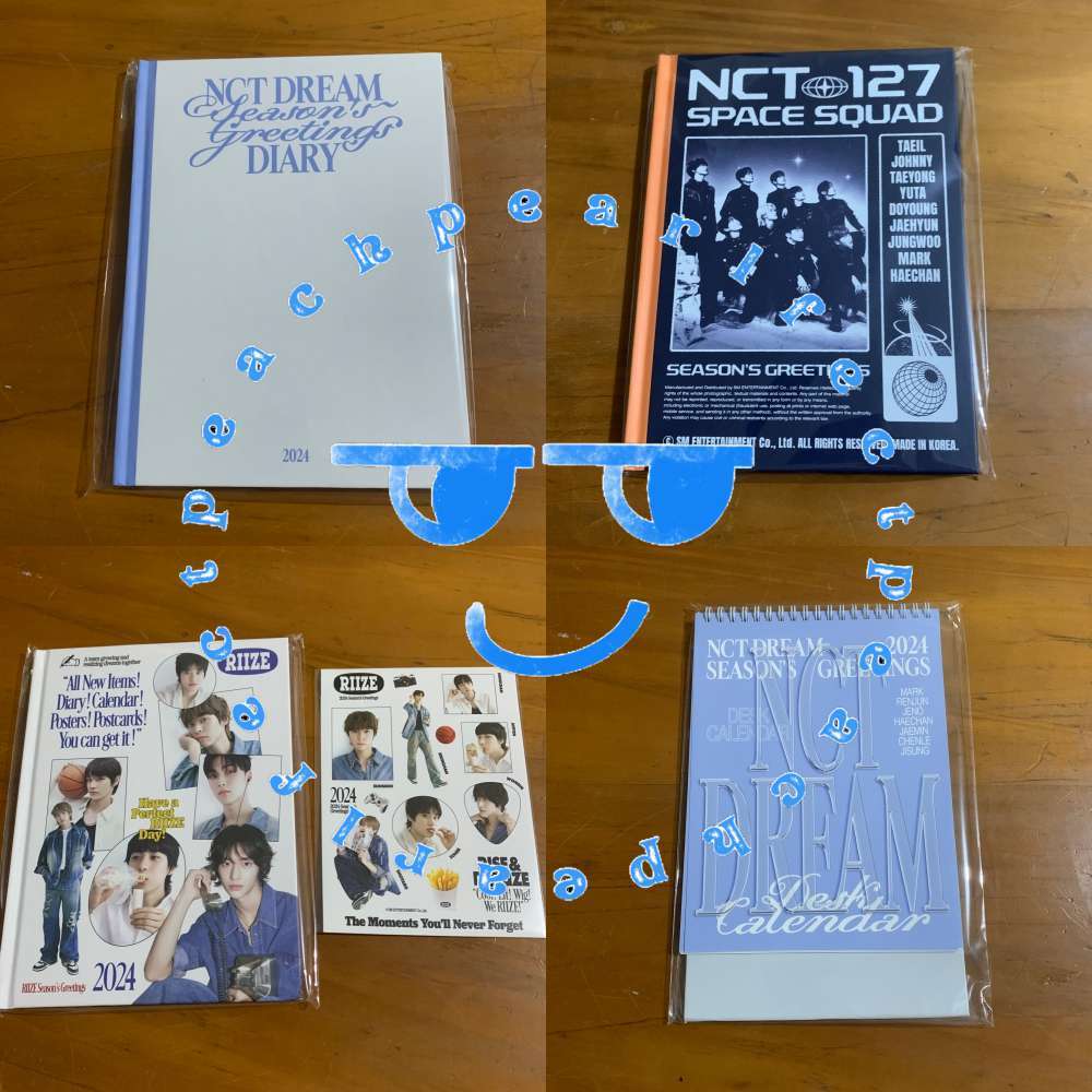 Hard Cover Diary Season Greeting SG 2024 NCT127 NCT Dream Exo | Shopee ...