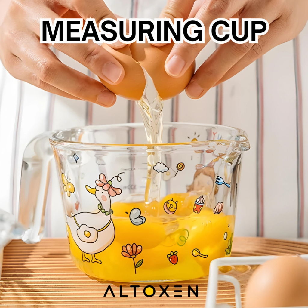 Duck Motif Measuring Bowl I Measuring Cup I Measuring Cup I Glass Cup I ...