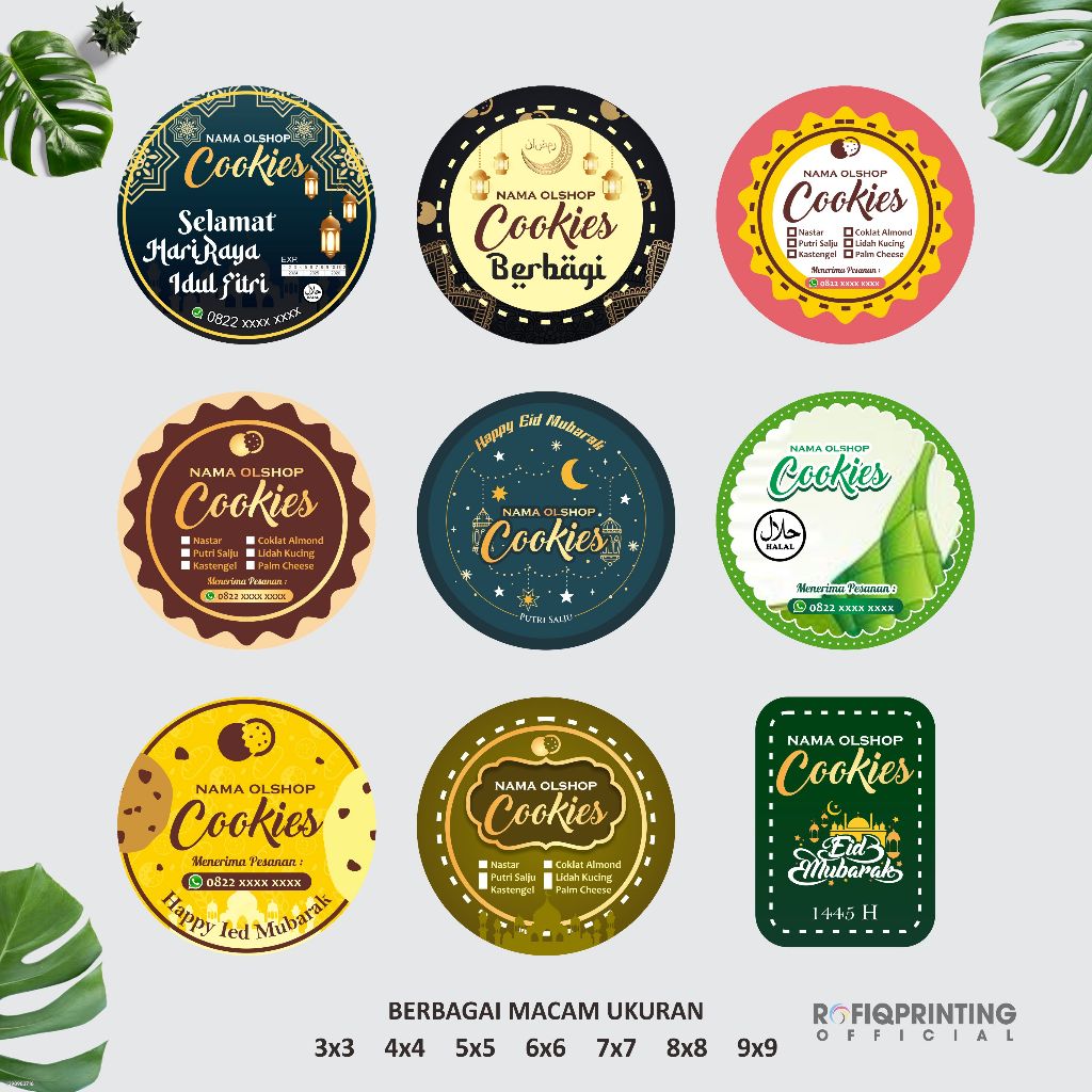 Eid Ramadan Stickers | Ramadhan & Fasting Stickers | Food Jar | Custom ...