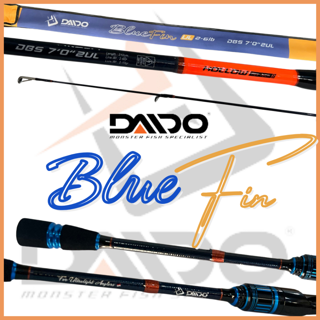 DAIDO BLUE FIN 702 SPINNING & BAITCASTING ROD | Shopee Malaysia