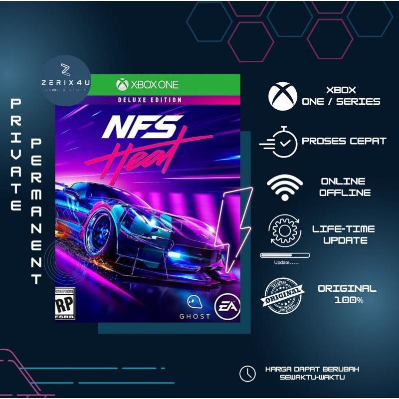 Nfs HEAT XBOX ONE / SERIES|S PRIVACY ORIGINAL NEED FOR SPEED HEAT XBOX ...