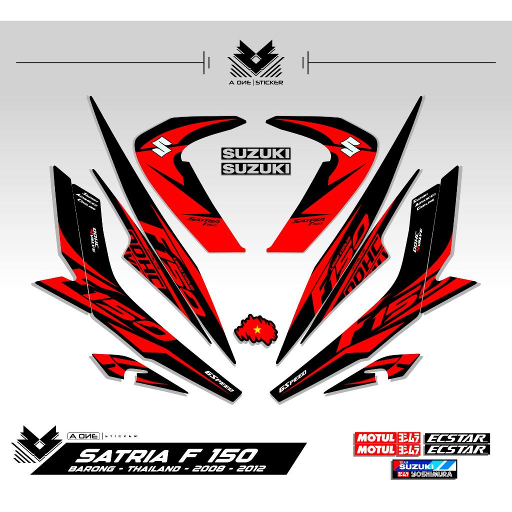 Striping Satria F150 Motif 8/2008/2012/Lis/Les/Stock Decal/Suzuki ...