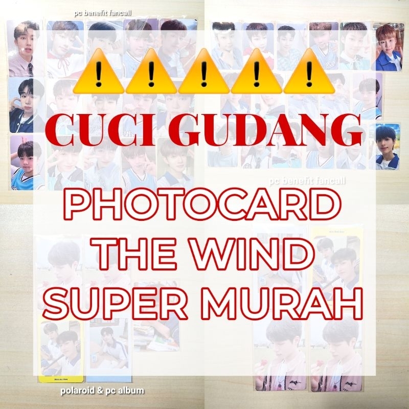 [WAREHOUSE Clearance] Photocard OFFICIAL PC Poca The Wind Album and ...