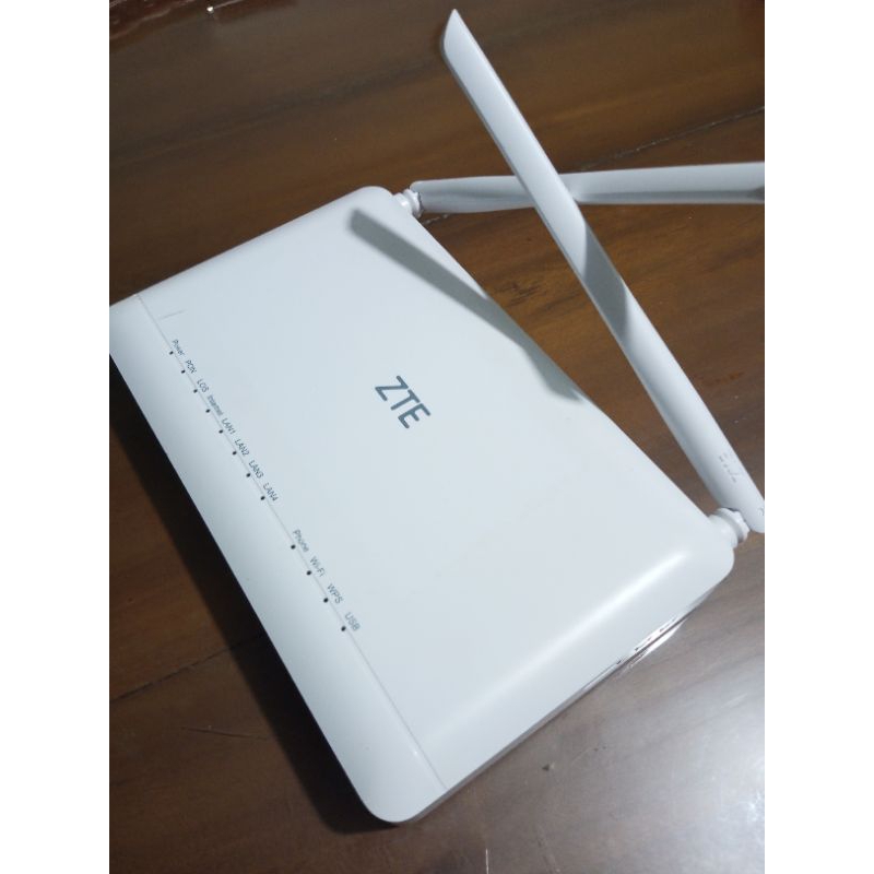 Zte F670L WIFI Router ONT GPON Modem blue port | Shopee Malaysia