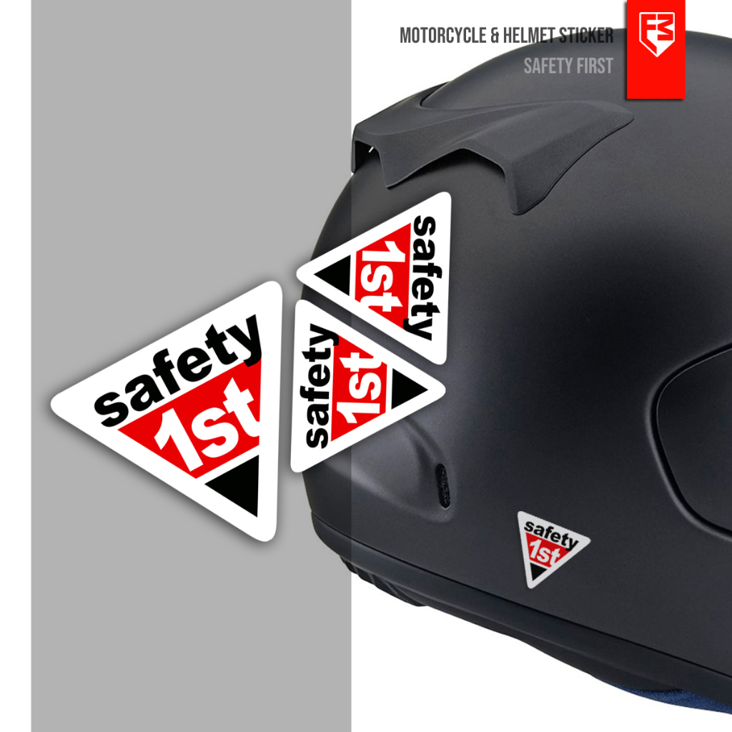 Safety First Sticker Motorcycle Helmet nmax aerox beat pcx adv stylo ...