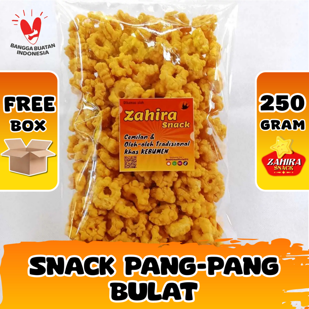 Pang-pang Sakura Round Snack Kembang Ribut Old School Snack 250 Grams ...