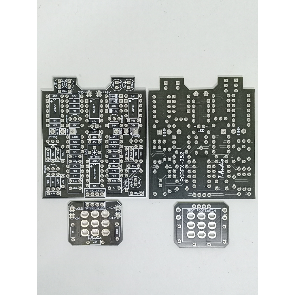 T-Audio PCBFX-252 Based on Boss CE2 Chorus Modulation Guitar Effect PCB ...